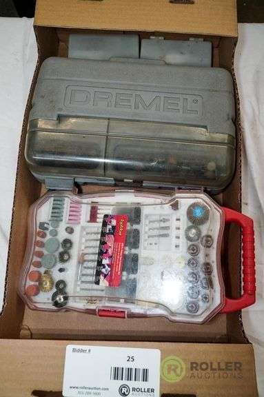 Dremel 398 Rotary Tool and Top Most Rotary Tool Accessory Set - Roller ...