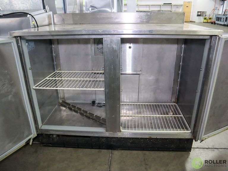 Duke RUF-48M 2-Door Refrigerated Work Top on Casters - Roller Auctions