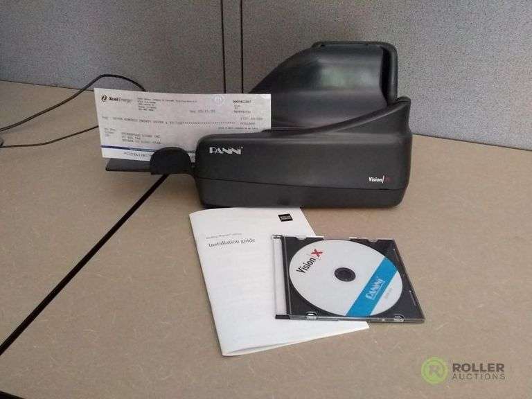 Panini Vision X USB Check Scanner - Roller Auctions