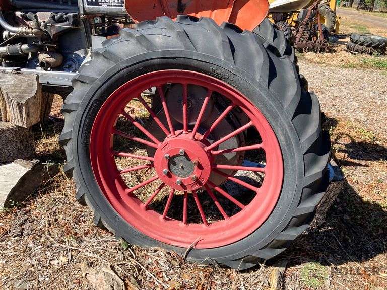 McCormick Deering Farmall Farm Tractor, Gas, Harvest King 11.2-36 Rear ...