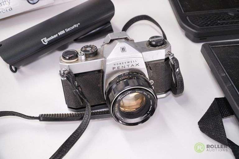 (2) RCA Monitors, (3) Digital Cameras and (1) Bunker Hill Security ...