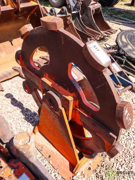 Barone Sheepsfoot 3" Compaction Wheel To Fit Excavator - Roller Auctions