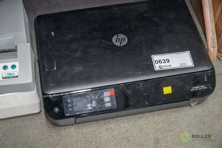 Ithaca PCOS Series 50 Model 53 Receipt Printer, (2) Hp Printers, and ...