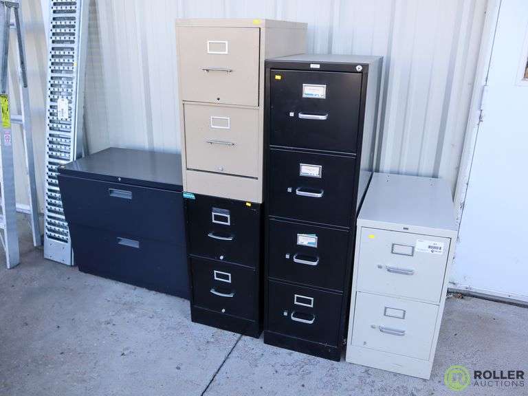 (5) File Cabinets - Roller Auctions