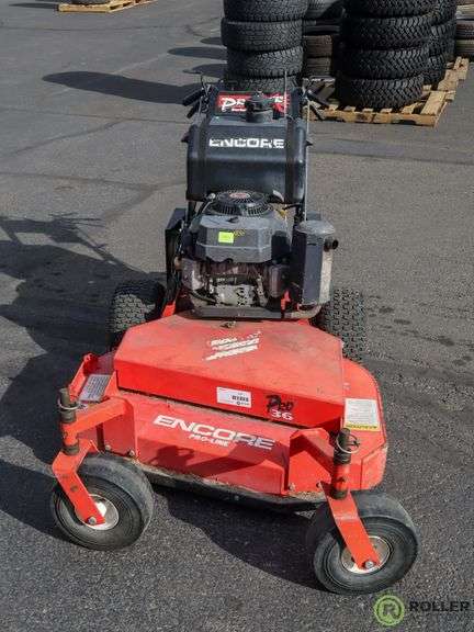 Encore Proline Walk Behind Mower, Gas, 36" Cut - Roller Auctions