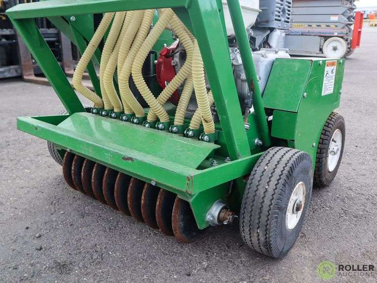 Gandy Sline N Seed Aerator / Seeder, Honda Gas - Roller Auctions
