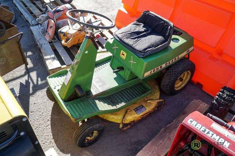 John Deere 56 Ride-On Mower, Gas, Inoperable - Roller Auctions