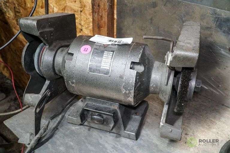 Chicago Power Tools 9875 8in Bench Grinder, 3/4HP - Roller Auctions