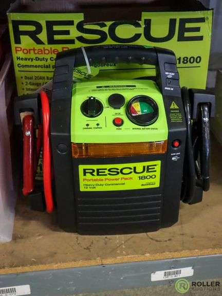 Rescue Portable Power Pack 1800 With (2) Totes - Roller Auctions