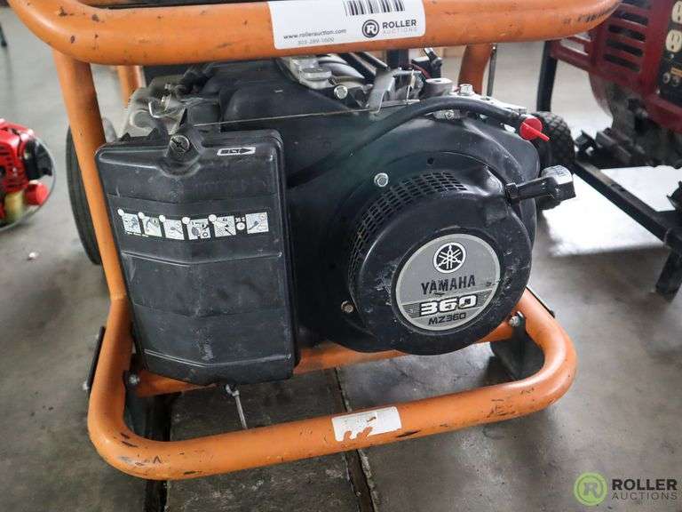 Ridgid Zero Gravity Generator With Yamaha 360 M2360 Engine, Gas ...