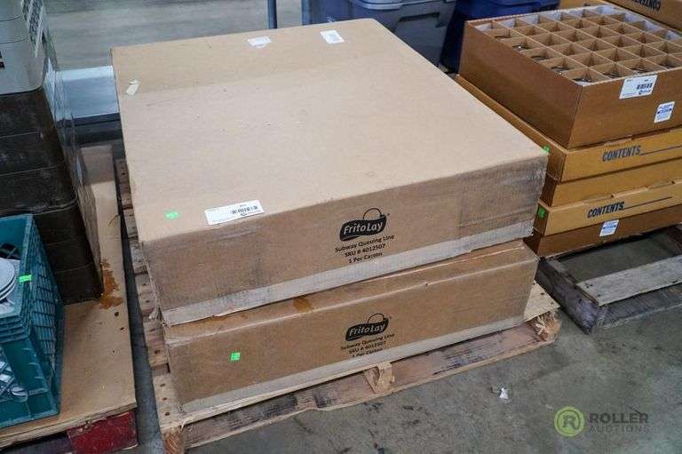 (2) Frito Lay Subway Wire Racks - Roller Auctions