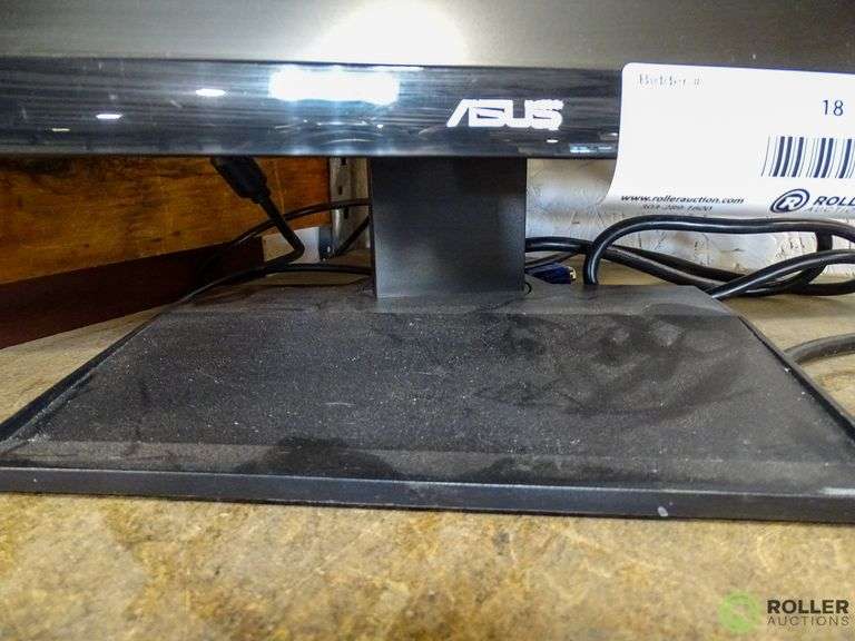 ASUS VS247 24" Computer Monitor With Power Cords - Roller Auctions