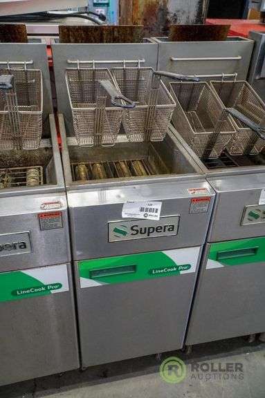 Supera LCF4T-NG-1 Line Cook Pro Fryer, Gas - Roller Auctions