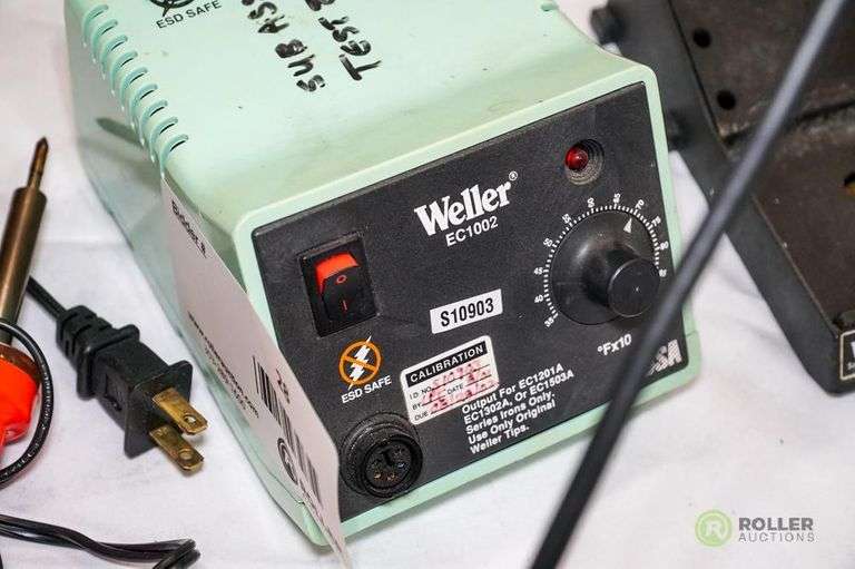 Weller EC1002 Soldering Work Station With Extra Soldering Iron, Fluke ...