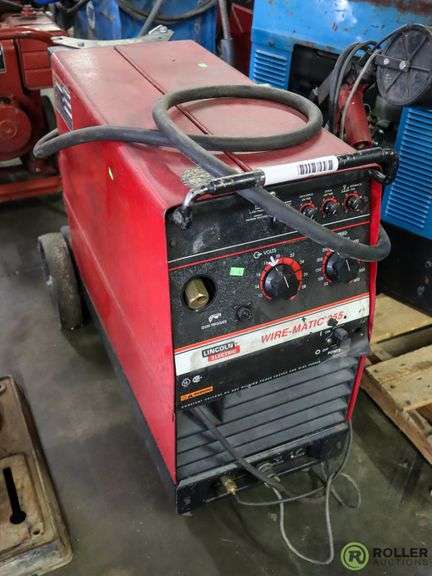 Lincoln Electric Wire-Matic 255 Arc Welder / Wire Feeder - Roller Auctions