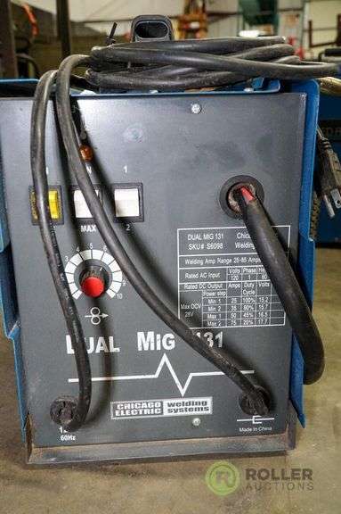 Chicago Electric 131 Mig Welder with Gun - Roller Auctions