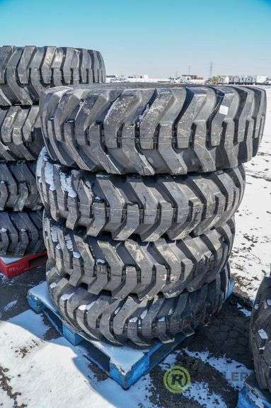 (4) New Loadmaxx 17.5-25 Loader Tires - Roller Auctions