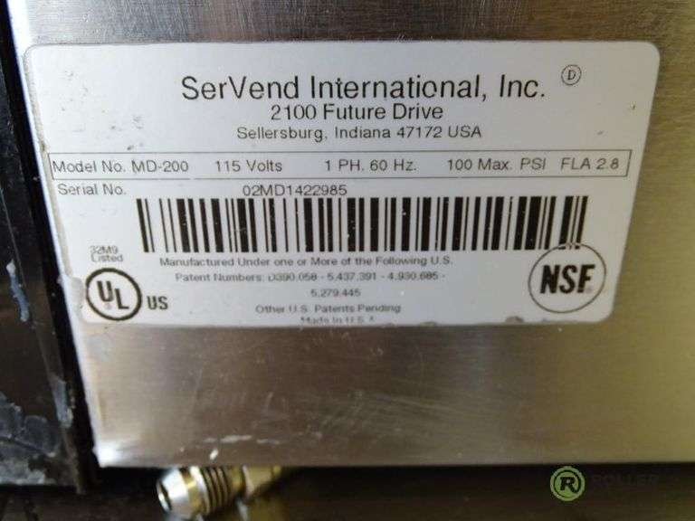 Servend MD-200 8-Head Drink Soda Fountain With Ice Dispenser ...