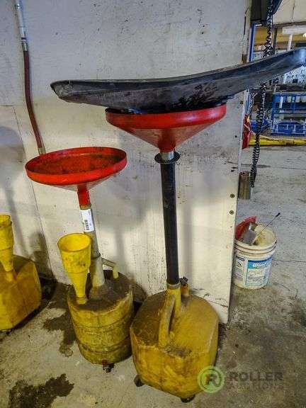 (2) Waste Oil Collection Carts - Roller Auctions