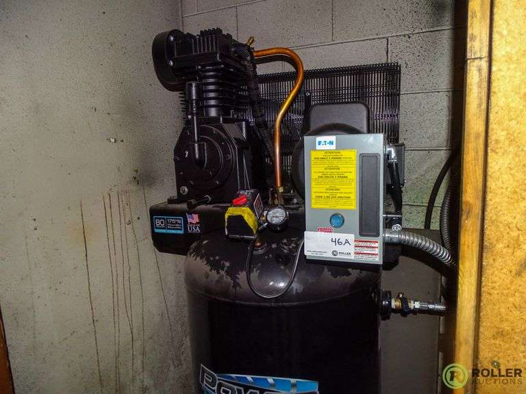 Power Torque PTV5018055 Vertical Air Compressor, 2-Stage, 80 Gallon ...