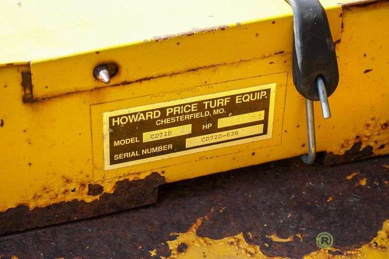 Howard Price 727 Ride On Mower, 3-Cylinder Diesel, 72in Cut - Roller ...