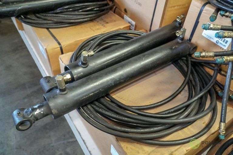Dyna Pro 1500 Hydraulic Pump, (2) Rams, (4) Hoses - Roller Auctions
