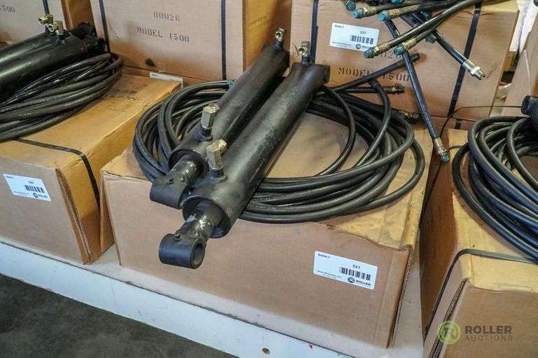 Dyna Pro 1500 Hydraulic Pump, (2) Rams, (4) Hoses - Roller Auctions