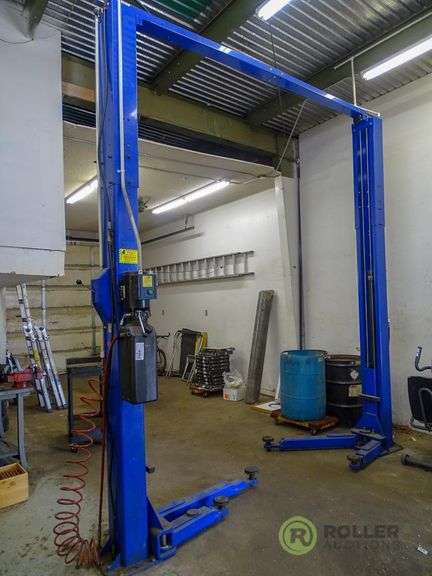 Quality Lifts 9000AS 9000-Lb Capacity Hydraulic 2-Post Automotive Lift ...