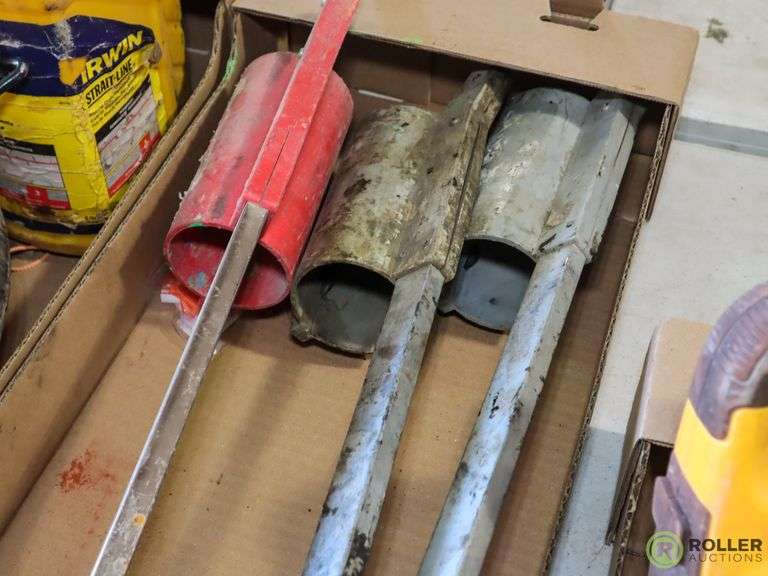 (3) 34" Spray Paint Marking Wands and String Lines - Roller Auctions
