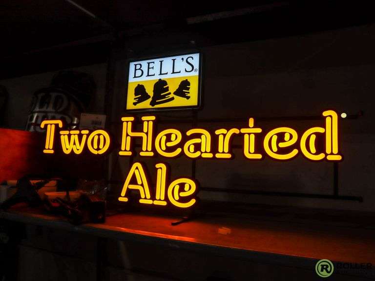 Bells Two Hearted Ale Lighted Sign - Roller Auctions