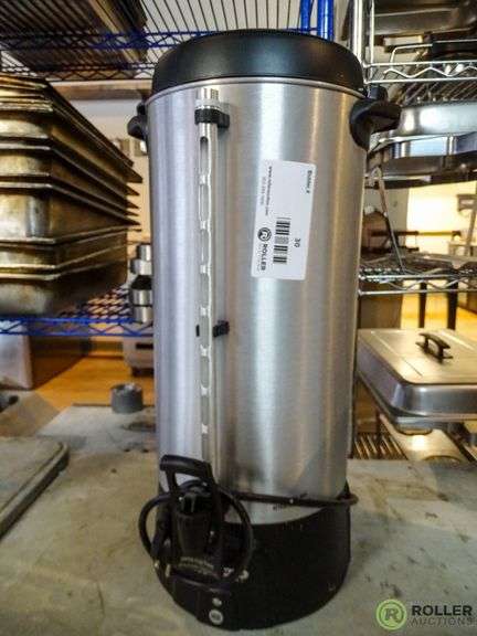 Proctor Silex 45100R 100-Cup Commercial Coffee Urn - Roller Auctions