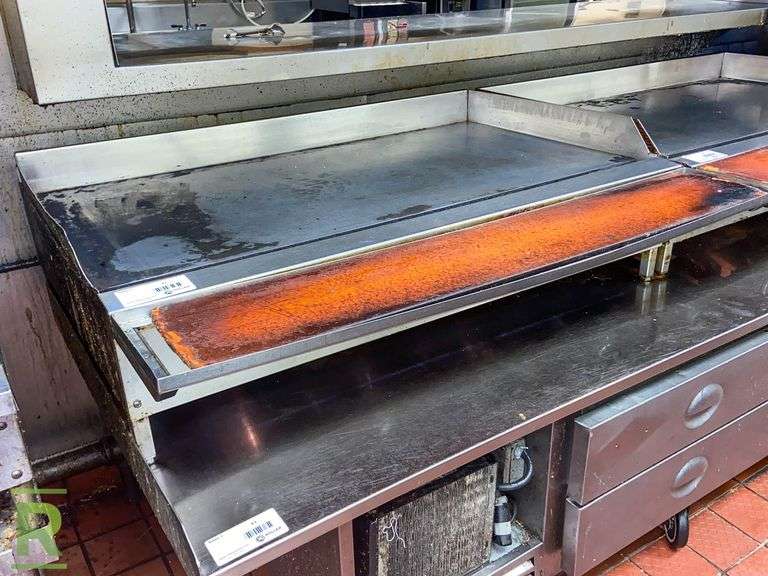 Jade Range 4-Burner Countertop Flat Top Griddle, 48", Gas - Roller Auctions