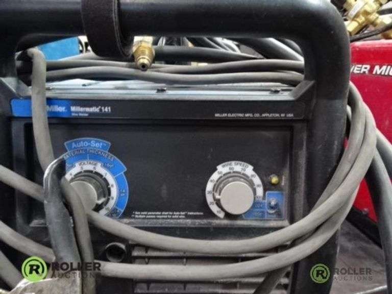 Miller Millermatic 141 120V Autoset Mig Welder With Gun - Roller Auctions
