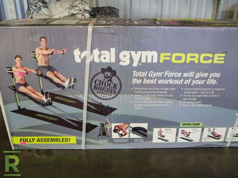 New Total Gym Force Home Gym - Roller Auctions