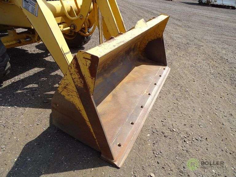 2005 John Deere 210LE 4WD Tractor/Loader, Gannon Hydraulic Box Scraper ...