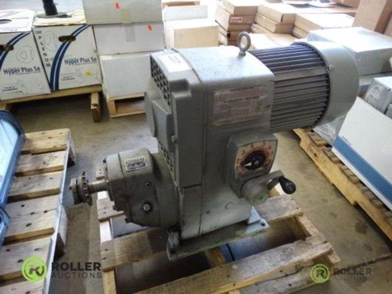 US Electrical Motors Vari Drive Motor, 3Hp, 3ph - Roller Auctions