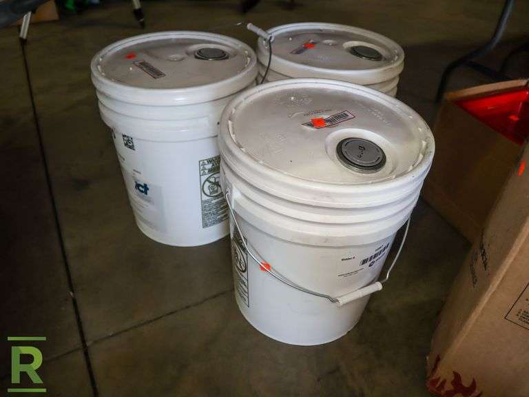 (3) 5-Gallon Buckets of Flexsorb Protectant - Roller Auctions
