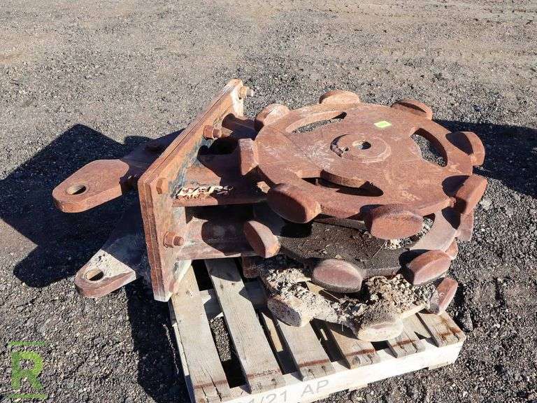 Barone Sheepsfoot Compaction Wheel Attachment To Fit Loader/Backhoe ...