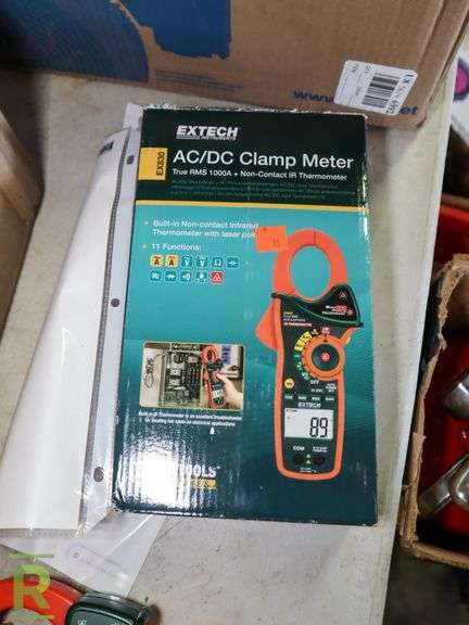 Extech EX830 True RMS 1000-Amp Clamp Meter With Ingersoll Rand ...