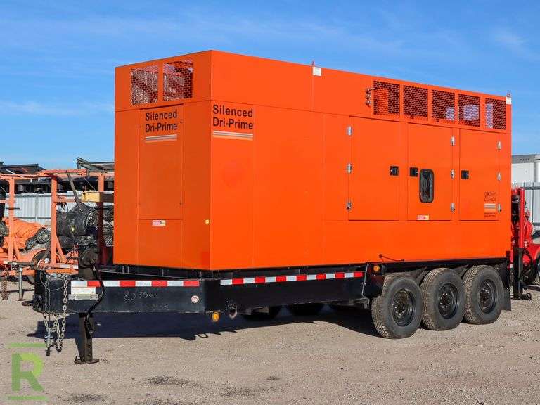2008 Godwin HL250M Tri-Axle Towable 12" Pump - Roller Auctions