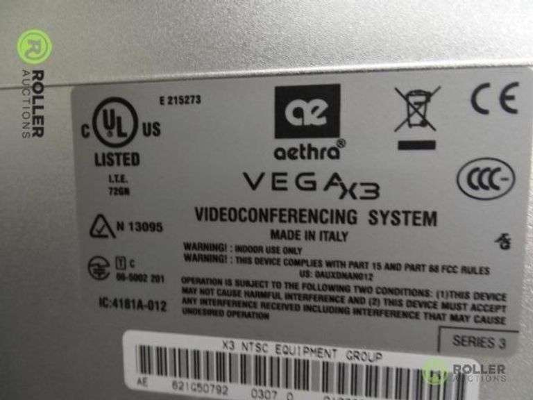 Aethra Vega X3 Video Conferencing System With Remote - Roller Auctions