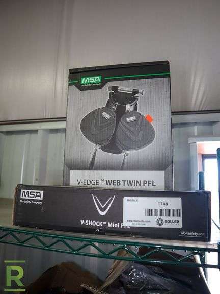 MSA V-Edge Webtwin PFL With MSA V-Shock Mini PFL - Roller Auctions