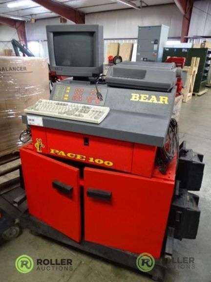 Bear Pace 100 4-Wheel Alignment Computer, IR Heads, 8 Wheel Clamps, 4 Center Drop Adaptors with ...