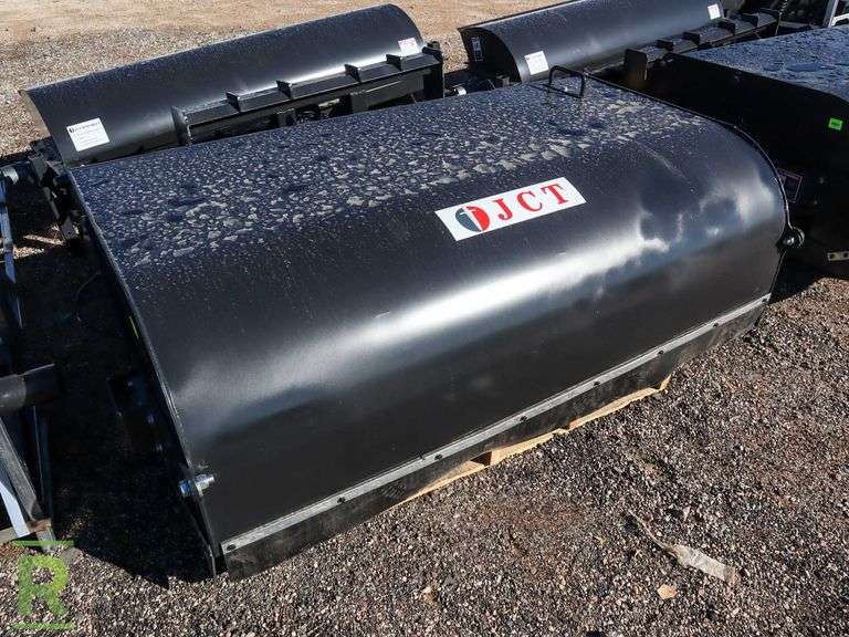 New JCT Hydraulic 72" Box Broom / Sweeper Attachment to Fit Skid Steer ...