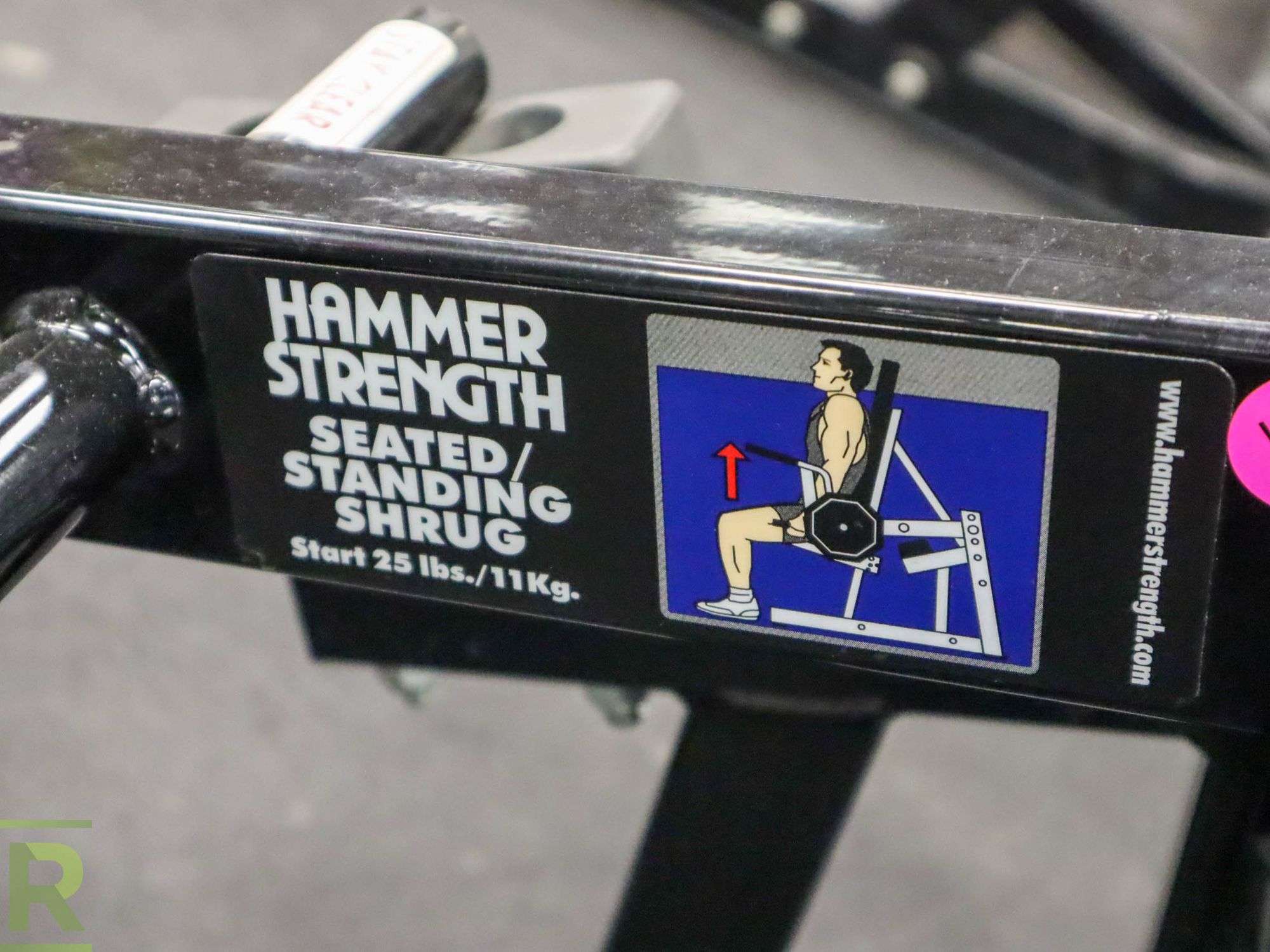 Hammer Strength Shrug Machine
