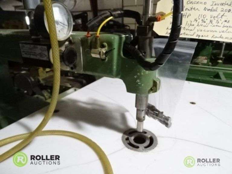 Onsrud Inverted Pin Router, 3.25 H w/ New Bearings, Extra 1/4in, 5/16in ...