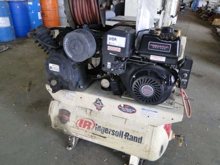 Ingersoll Rand Portable Air Compressor, Predator 420CC Gas Engine ...