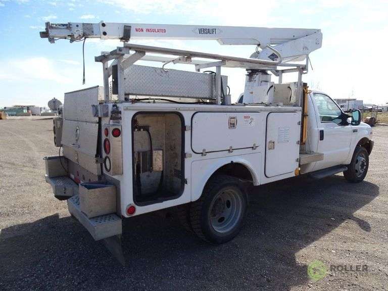 2000 FORD F450 Super Duty Bucket Truck, Triton V10, 6.8L, Automatic ...