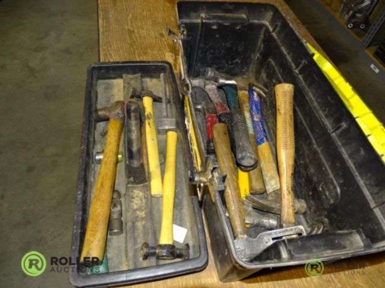 Tool Box and Hammers - Roller Auctions