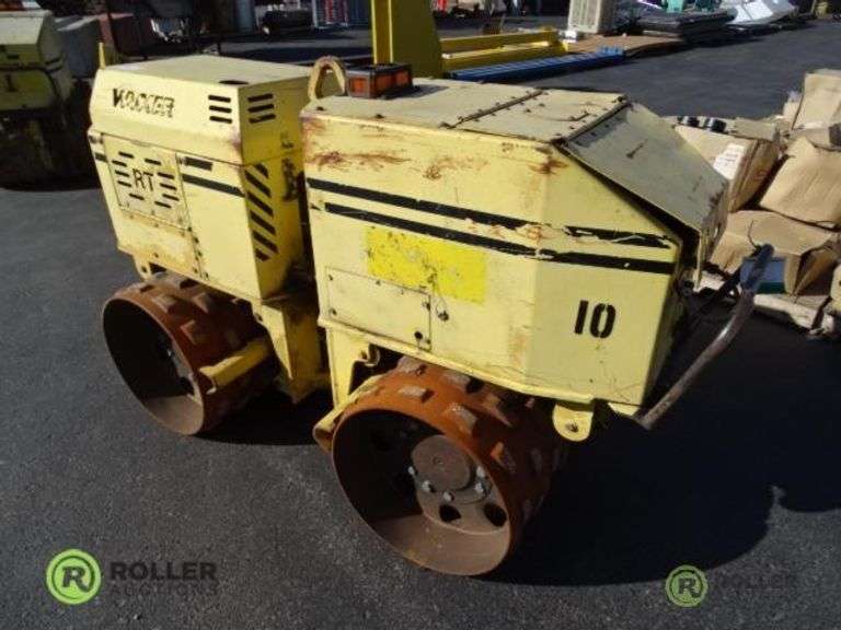 Wacker RT820 Sheeps Foot Trench Roller With Remote Control, Showing 78 ...